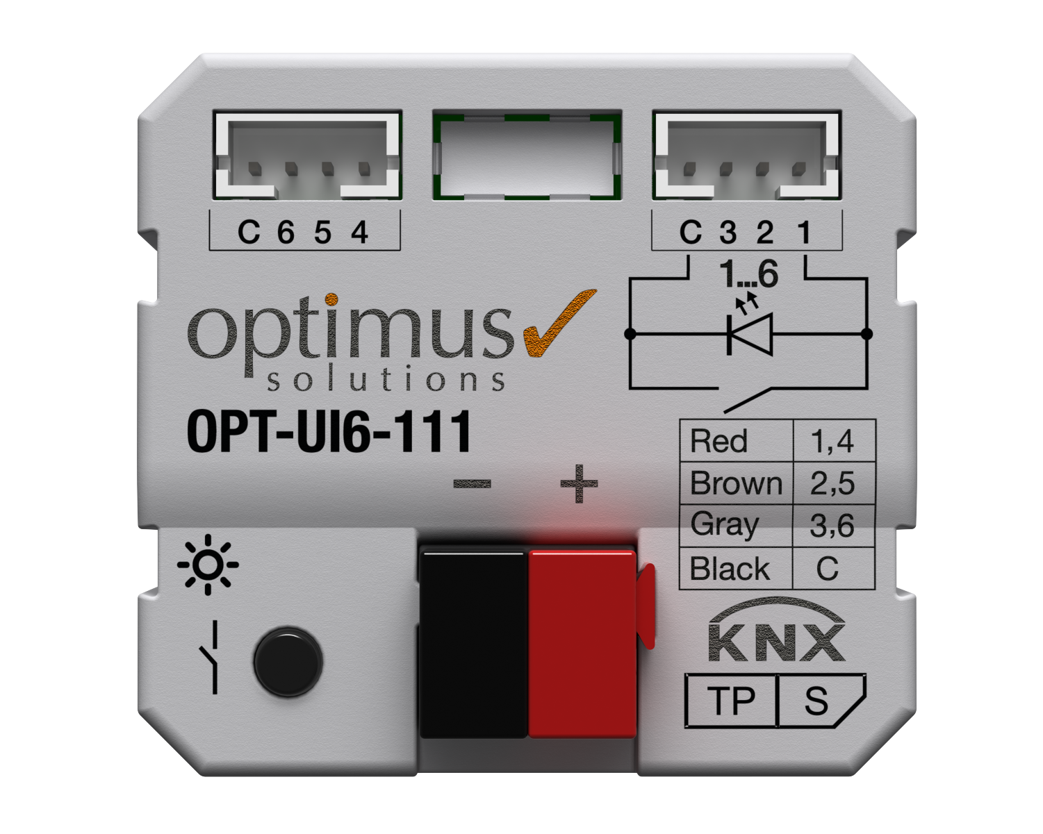 6 Fach Knx Binäreingang 20 Opt Ui6 111